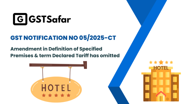 Notification No 05/2025-CTR